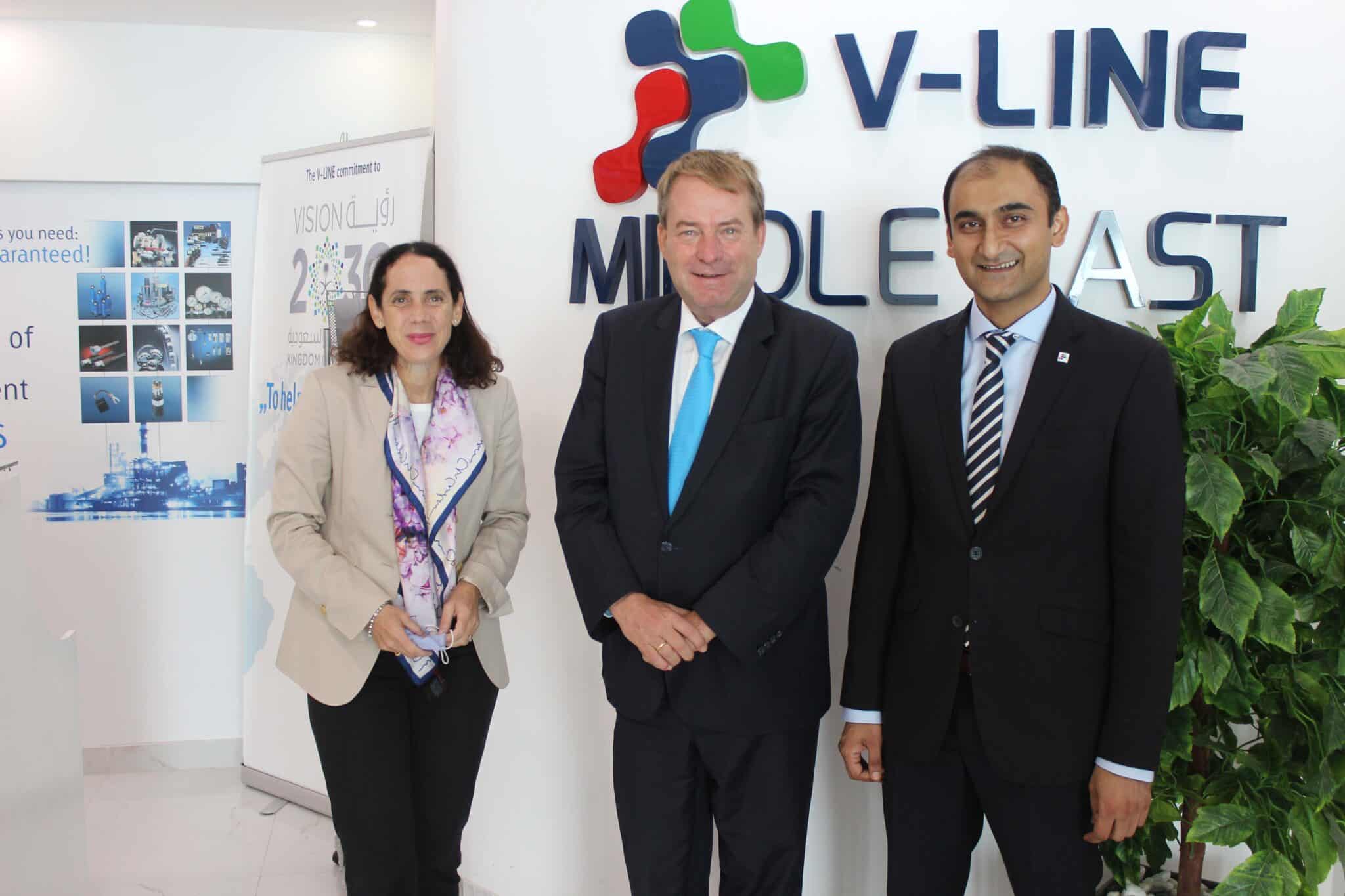 Antrittsbesuch: Der Botschafter der Bundesrepublik Deutschland in Saudi ...